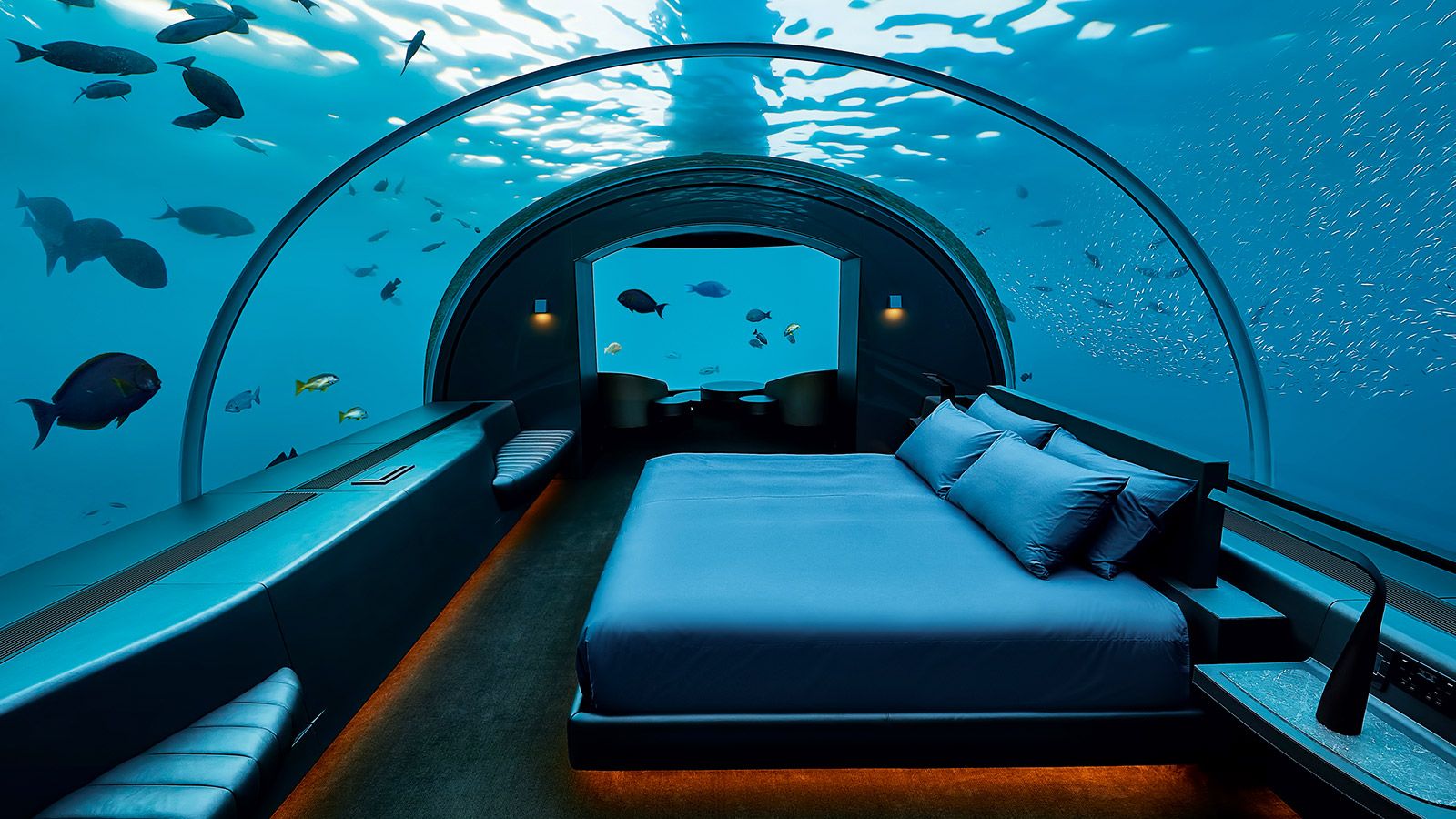 Sleeping with the fishes: unique hotels above and below the water